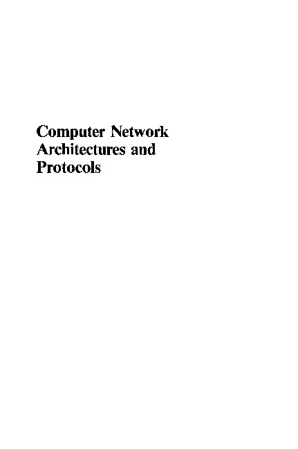 Computer Network Architectures And Protocols PDF/EPUB Version Downloadable Download – Enjoiy Store