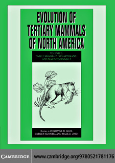 Evolution Of Tertiary Mammals Of North America: Volume 2 Small Mammals Xenarthrans And Marine ...