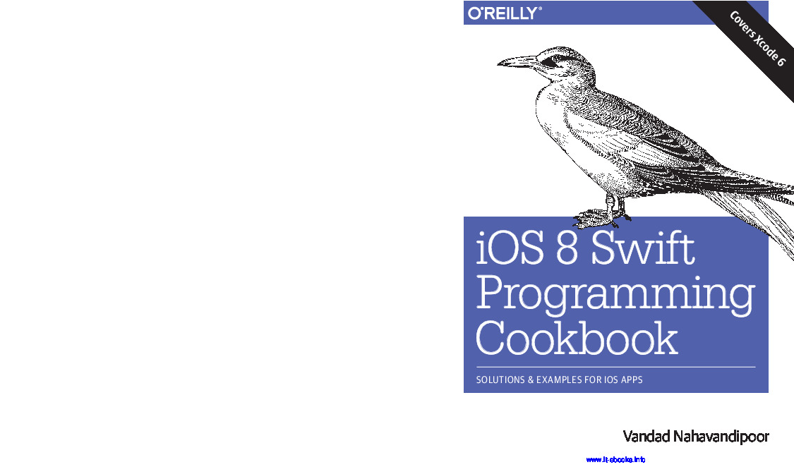 Ios 8 Swift Programming Cookbook: Solutions And Examples For Ios Apps PDF/EPUB Version ...