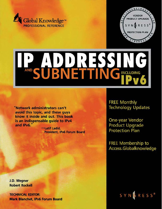 Ip Addressing And Subnetting Including Ipv6 Pdf Epub Version