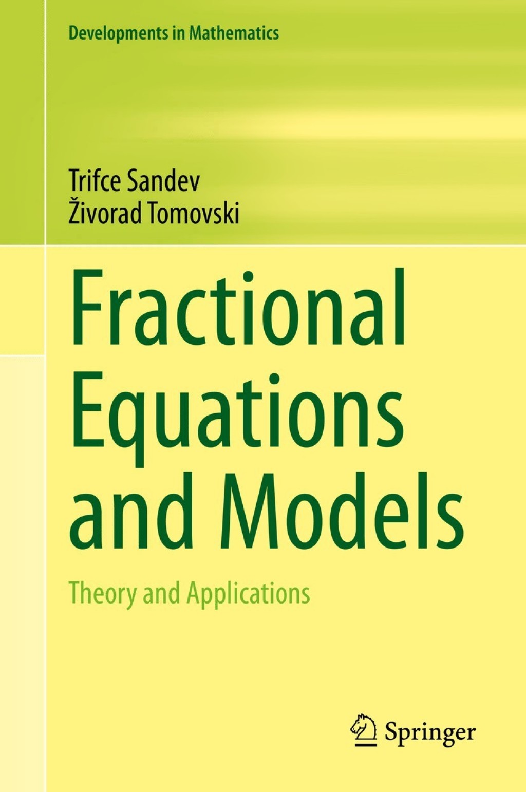 Fractional Equations And Models Theory And Applications Premiumjs Store